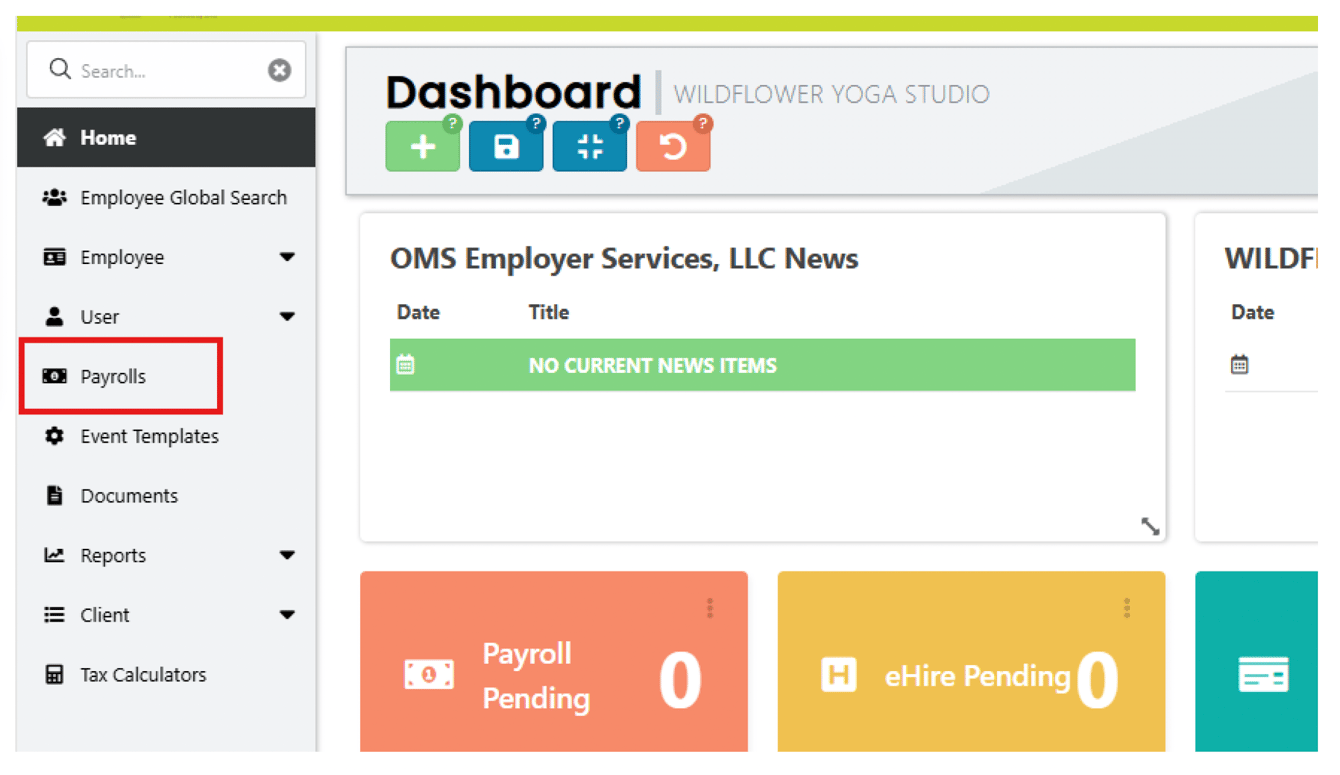 How do I create a timesheet and submit my payroll?