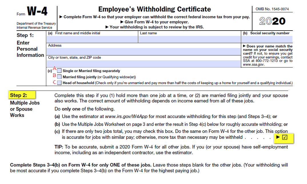How do I enter W-4 data?